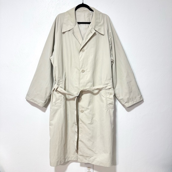 Uniqlo | Jackets & Coats | Uniqlo U Trench Coat Womens Xl Natural Tan ...